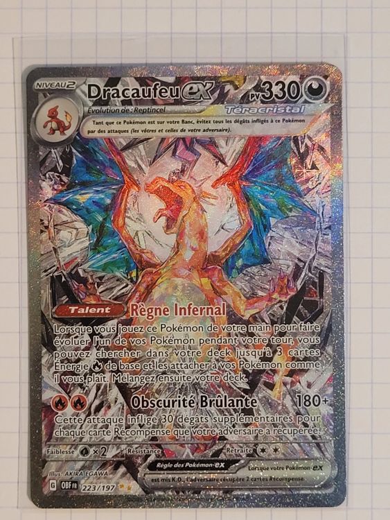 Carte Pokémon Dracaufeu Ex: Carte Pokemon Dracaufeu Occasion – GAWPGS