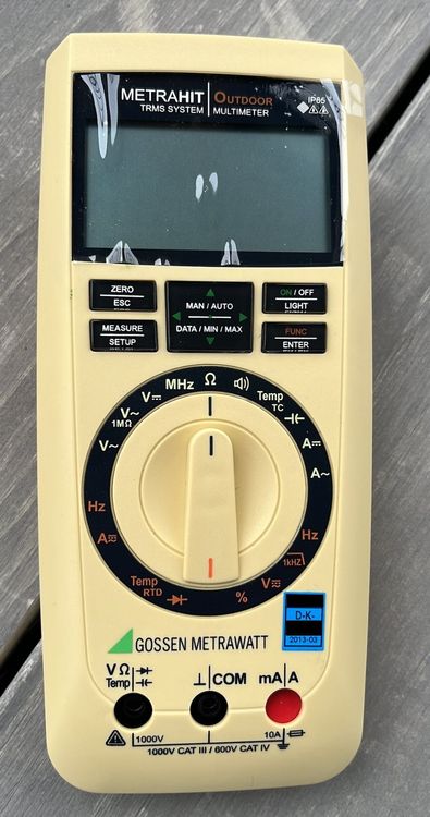 Gossen-Metrawatt Multimeter METRAHIT OUTDOOR, M2400, IP65 | Acheter sur ...