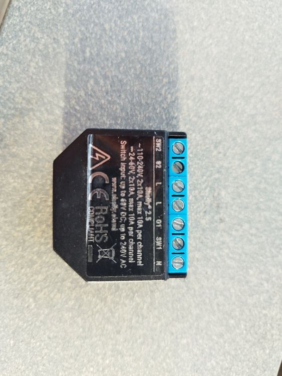 Shelly 2.5 WLAN Aktor (Gebraucht) in Ruswil für CHF 20 – mit Lieferung ...