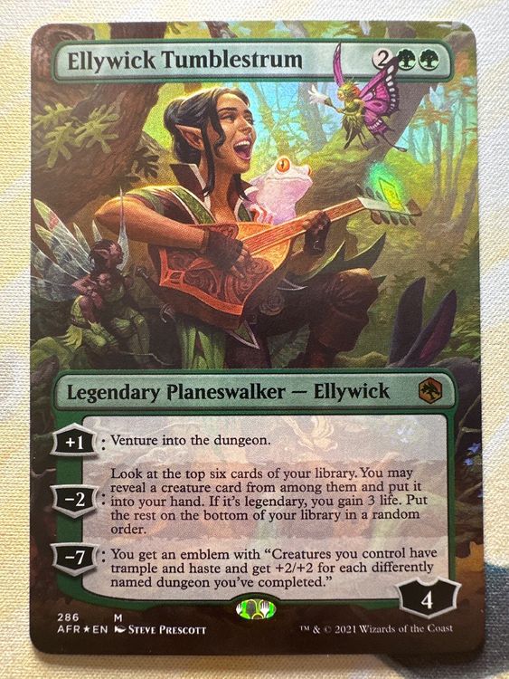 Ellywick Tumblestrum FOIL Variant 286 Forgotten Realms (Neu (gemäss ...