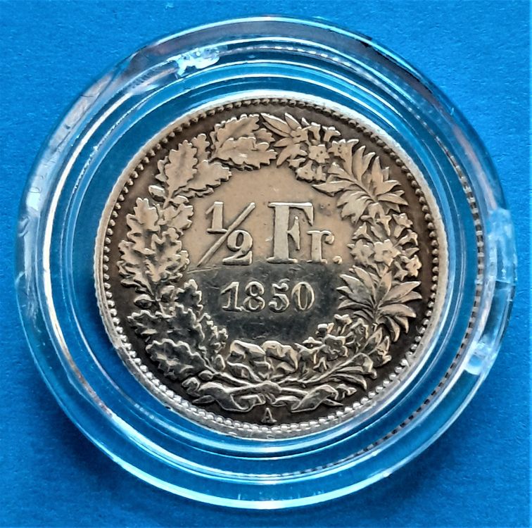 1/2 Franken 1850 (Gebraucht) in rodels für CHF 225 – mit Lieferung auf Ricardo kaufen