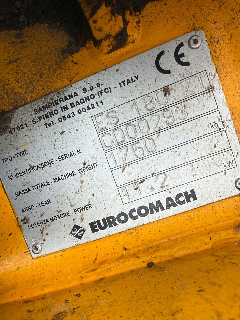 Bagger Eurocomach 1.8t (Gebraucht) in Stalden VS für CHF 8000 – nur ...