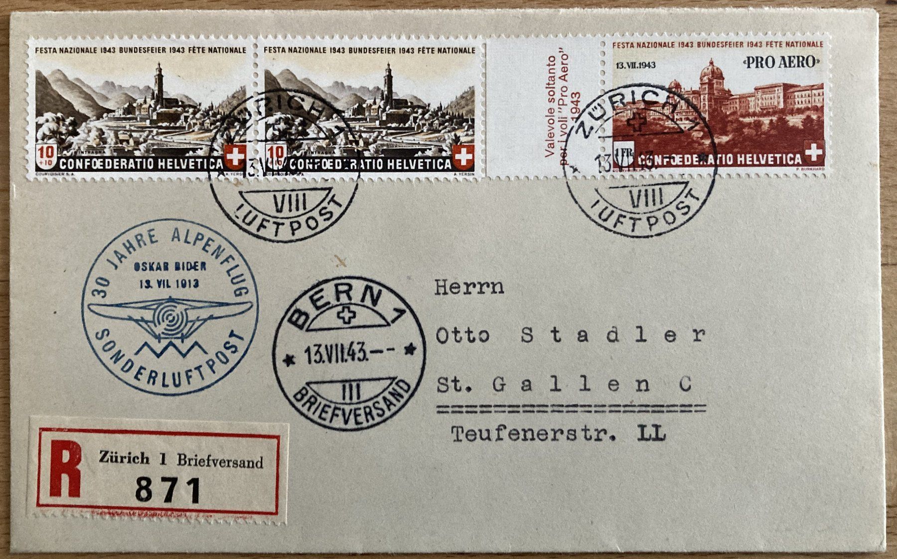 Pro Aero Sonderflug von 1943 mit F36 und PP B20 (Gebraucht) in Flawil für CHF 4 – mit Lieferung ...