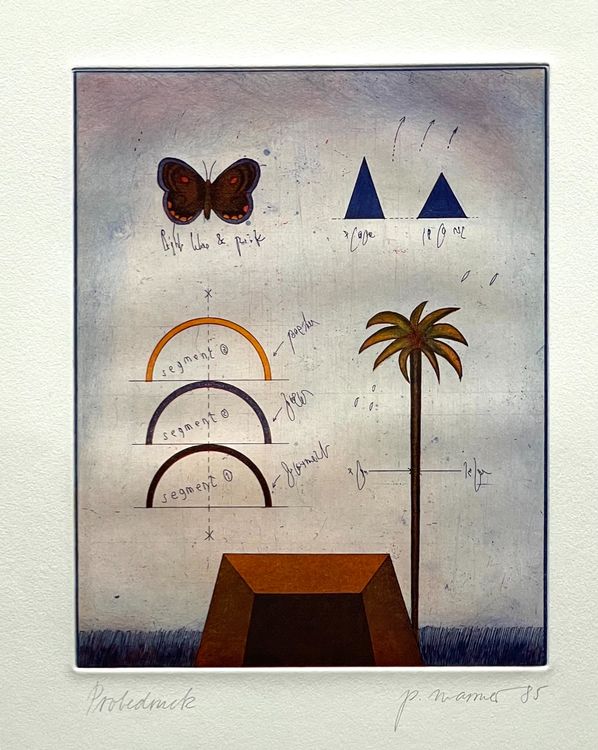 Peter MARMET (1949) - Lithographie - signiert (Probedruck) (Gebraucht ...