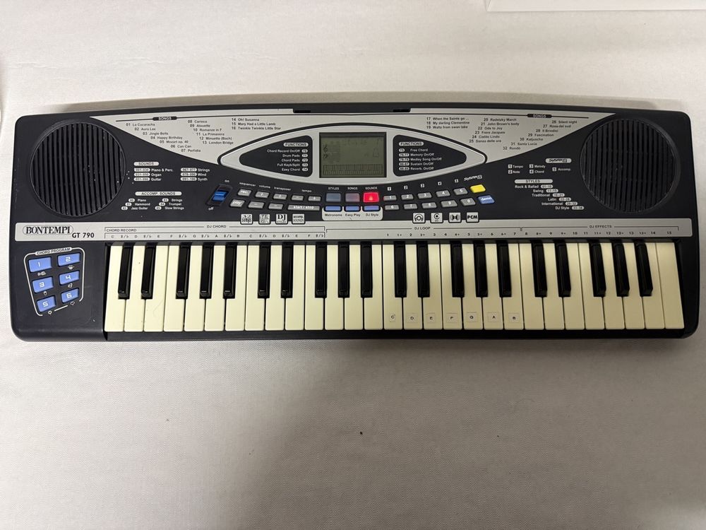 Bontempi GT 790 Keyboard – Ideal für Einsteiger! Super (Gebraucht) in ...