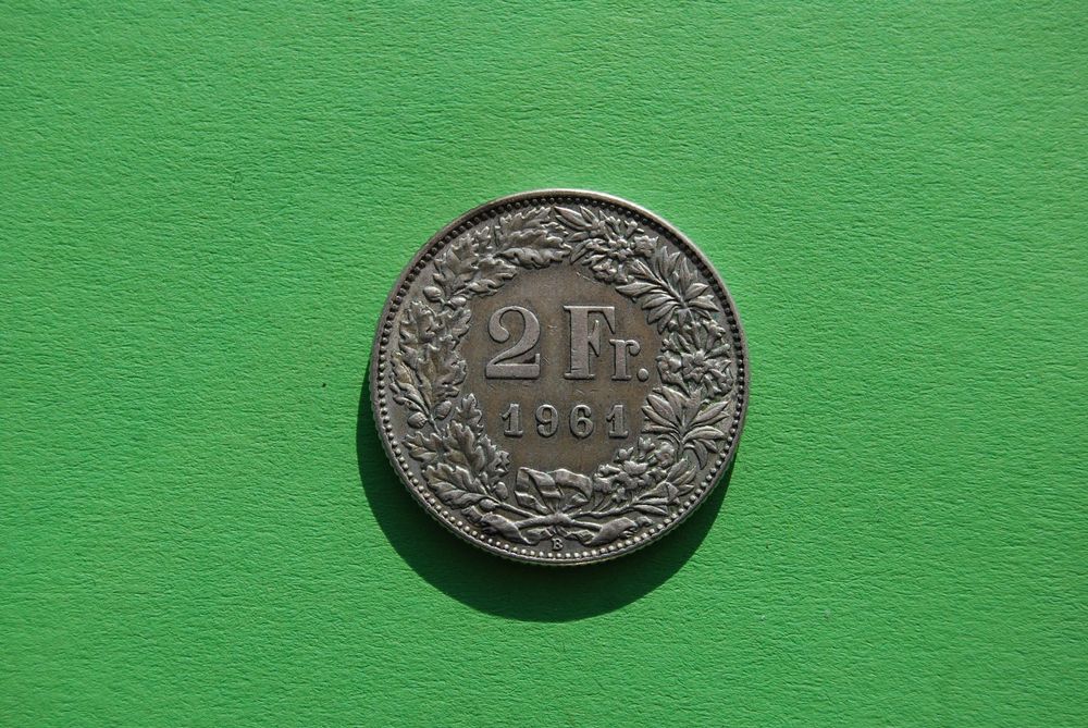 1 Münze 2 Franken 1961 | Kaufen auf Ricardo