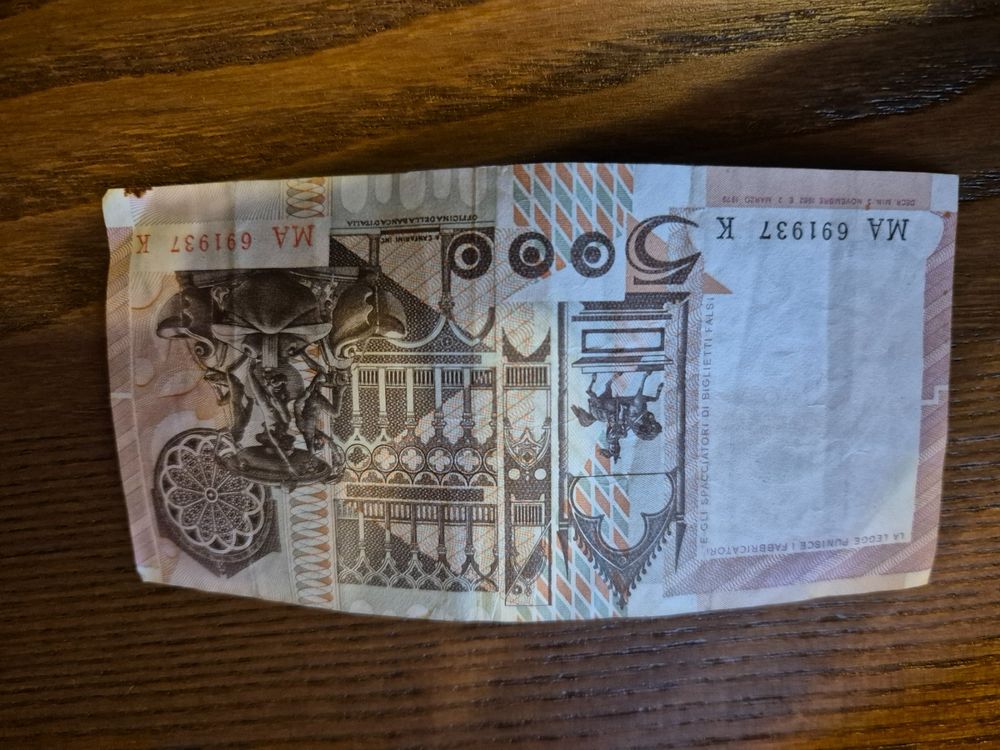 Alte Banknoten 5000 Lire Sammlung Italien (Gebraucht) in Langnau i. E ...