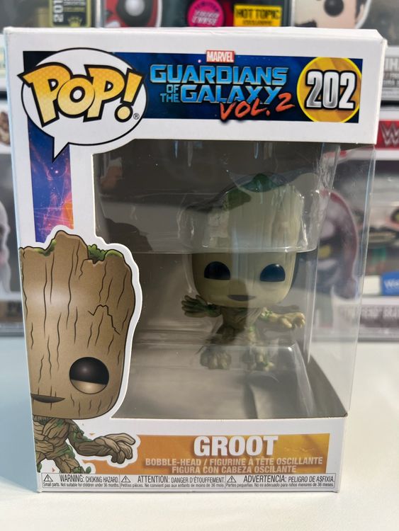 Funko POP! Les Gardiens de la Galaxie Vol. 2 Groot (Neu und ...