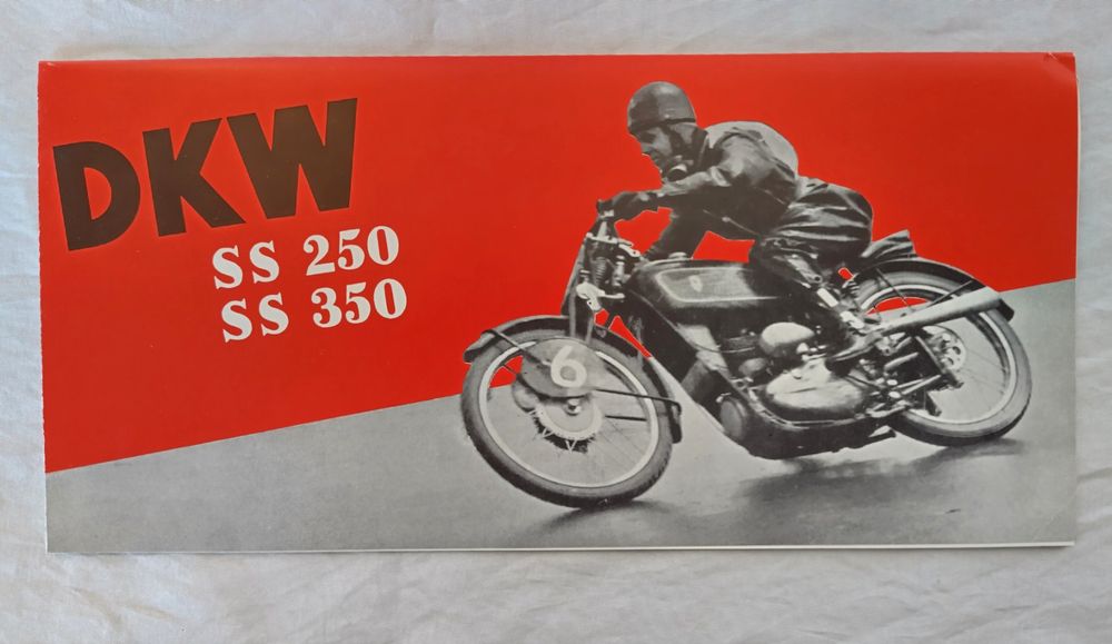 DKW SS 250 SS 350 Rennerfolge 1938 / Prospekt (Reprint) (Neu (gemäss ...