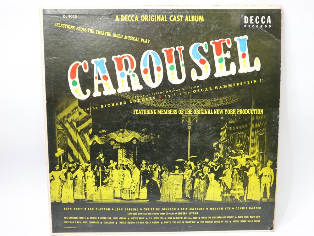 Vinyl LP Carousel Richard Rodgers Oscar Hammerstein (Gebraucht) in ...