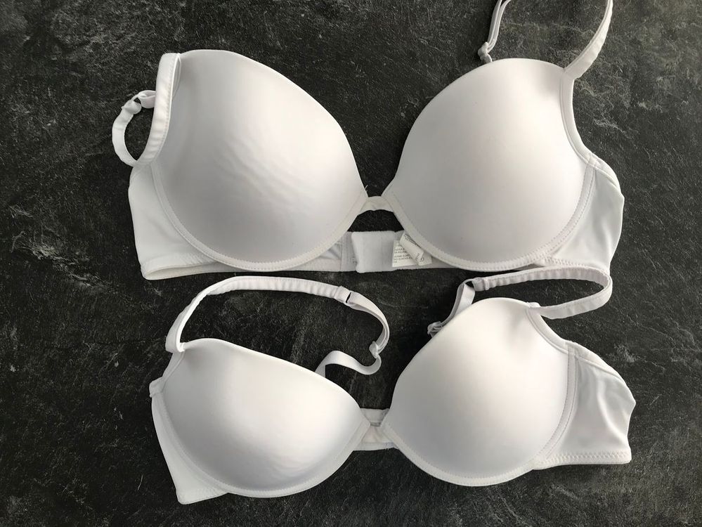 2Stk. Bügel BH weiss - 85B (Gebraucht) in Kleinandelfingen für CHF 1 – mit Lieferung auf Ricardo ...