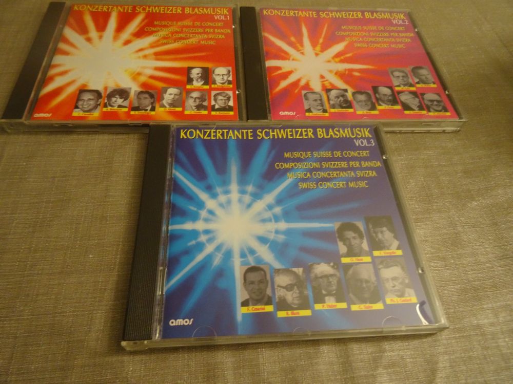 Konzertante Schweizer Blasmusik CDs Vol. 1-3 CD (Gebraucht) in Olten für CHF 5 – mit Lieferung ...