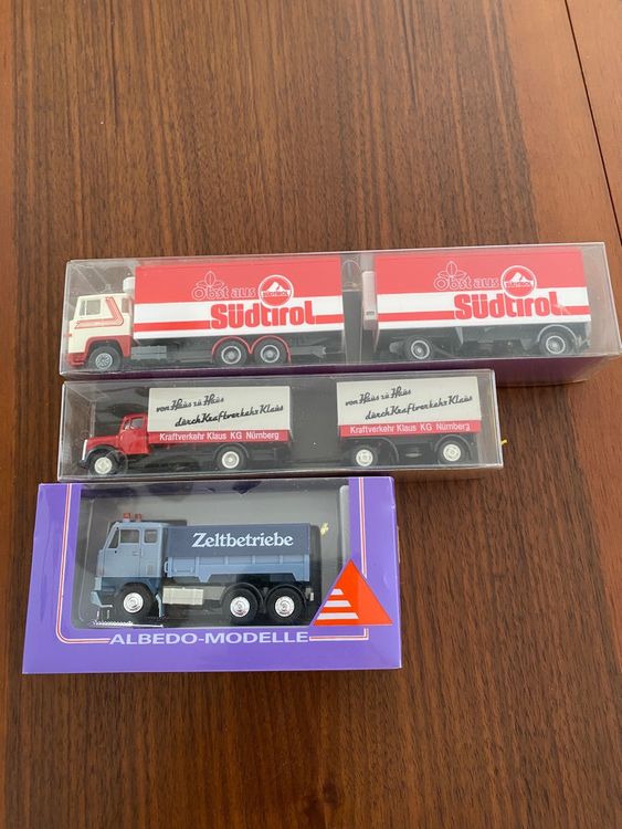 3 x OVK albedo Modelle LKW (Neu (gemäss Beschreibung)) in Mörel für CHF ...
