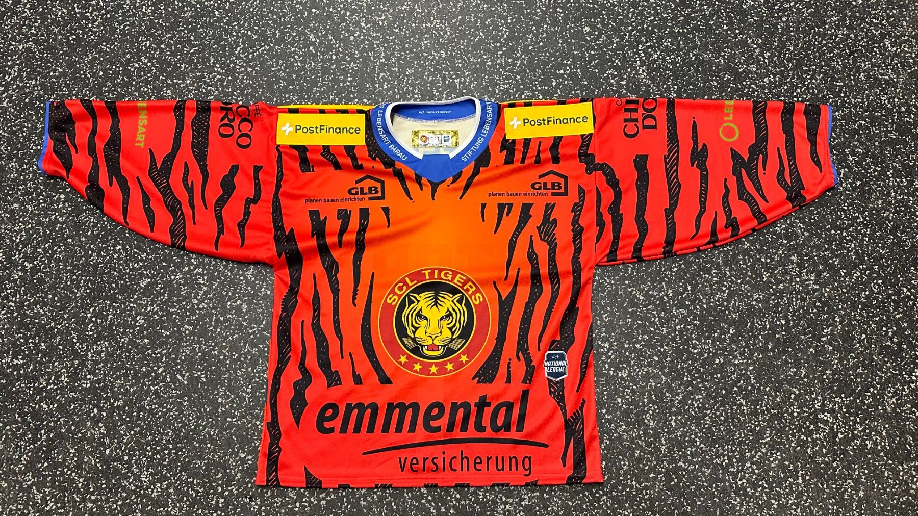 SCL Tigers Matchworn Family-Game Trikot 2025 – Topscorer (Gebraucht) in ...