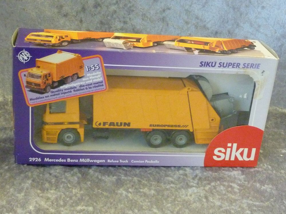 Mercedes Müllwagen 1:55 Siku 2926 (Neu (gemäss Beschreibung)) in Dürrenäsch für CHF 25 – mit ...