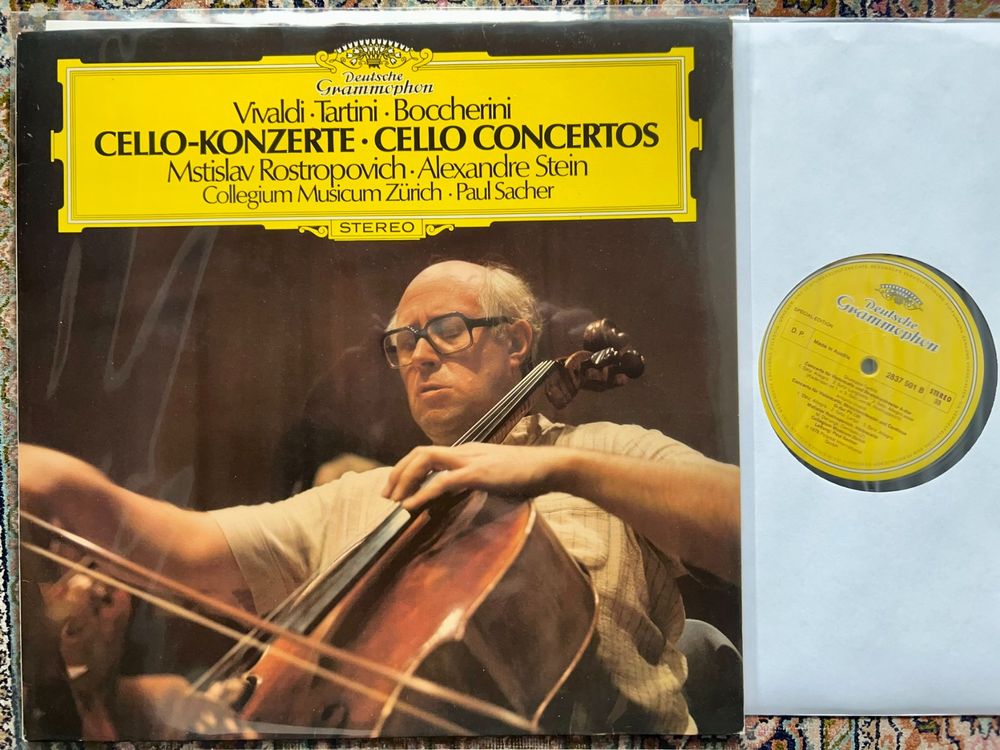 Cello-Konzerte Mstislav Rostropovich • LP ♪ GEWASCHEN ♪ (Gebraucht) in ...