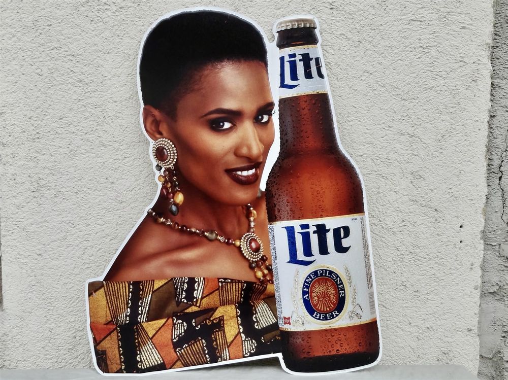 BIER BLECHSCHILD SCHILD USA PILSENER LITE BEER 86.5 x 67 cm (Gebraucht ...