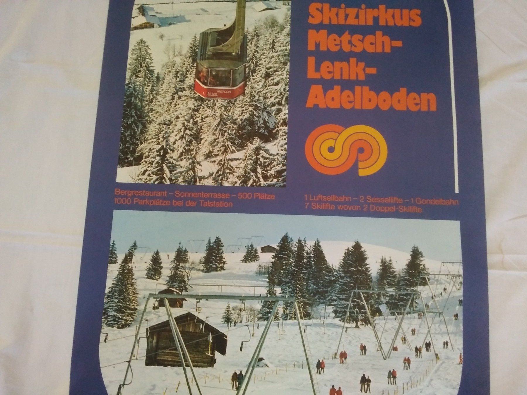 Originalplakat SKIZIRKUS METSCH LENK ADELBODEN (Gebraucht) in Appenzell ...