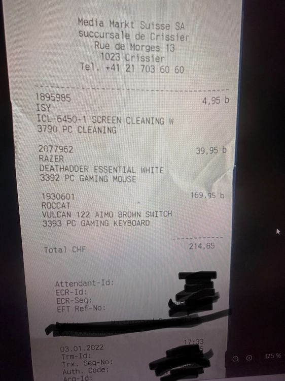 COLLECTOR Clavier Roccat Vulcan 122 AIMO RGB Brown switch (Neuf (Voir ...