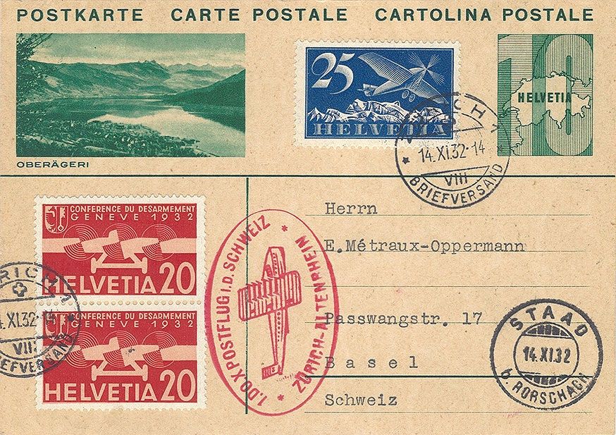 1932 DO-X vol spécial Zürich-Alterhein (Gebraucht) in Genève für CHF 40 ...
