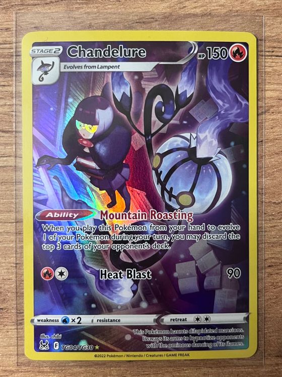 Chandelure Trainer Gallery TG04/30 Pokemon Astral Radiance (Neu (gemäss ...
