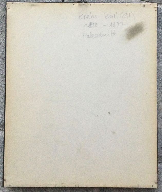 Karl KREBS (1880-1914) Holzschnitt Handsigniert (Gebraucht) in Root für CHF 5 – mit Lieferung ...