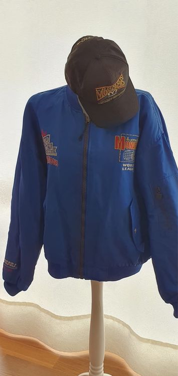 World Bowl 91 Champions Jacke Blau mit Original Cap Lo don M (Gebraucht ...