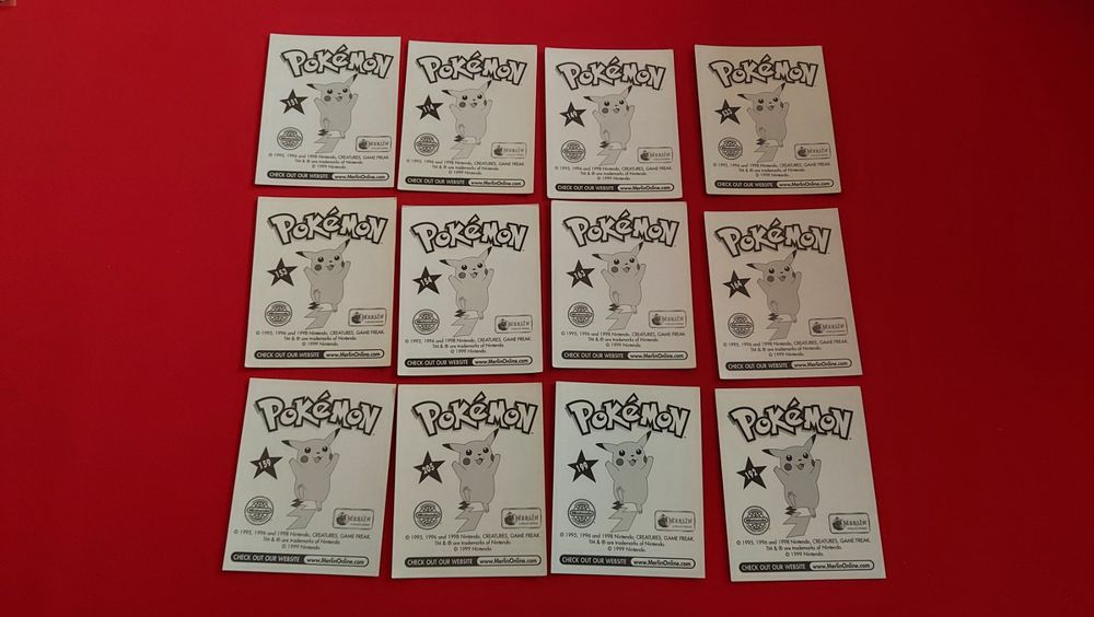 Ash Pikachu Dragoran Eich holo Merlin Pokemon Sticker 1999 | Kaufen auf ...