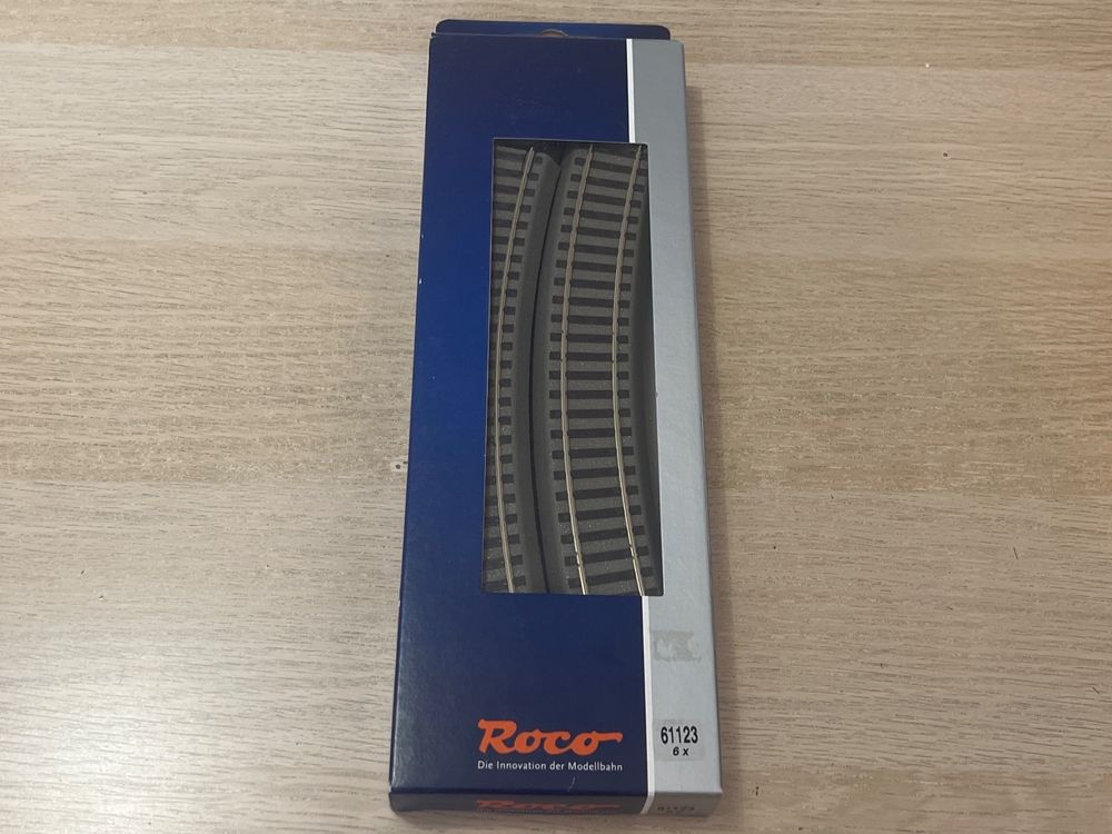 Roco 6x 61123 gebogenes gleis H0 OVP NEU | Kaufen auf Ricardo