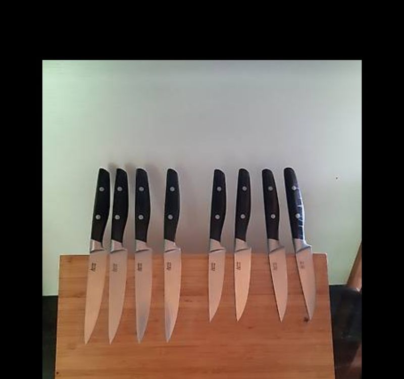 8 jamie oliver messer mit magnetischem holzbrett (Gebraucht) in Toffen ...