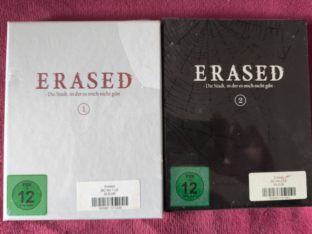 ERASED Anime Blu-ray - Komplettbox 1+2 - Neu & OVP | Kaufen auf Ricardo