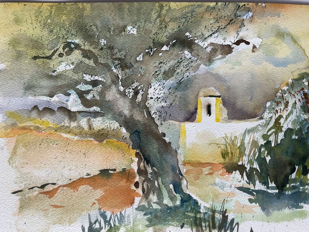 Aquarell von Leo Kalmus (1904-1986)Nachlass Aus Künstler (Gebraucht) in ...