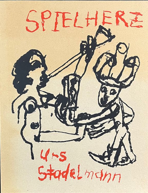 Urs Stadelmann. Spielherz, 1988. Kartonmappe mit 36 Lithos | Kaufen auf Ricardo