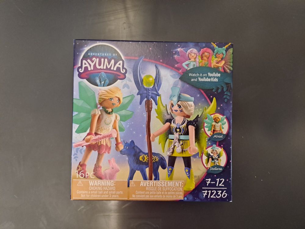 Playmobil Ayuma 71236 Crystal- und Moon Fairy mit Seelentier (Neu und ...