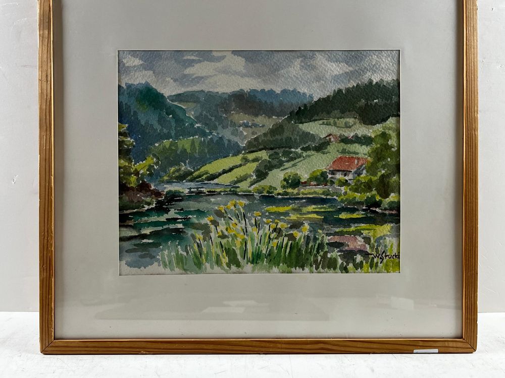 Walter Stucki (1950) Aquarell Signiert. (Gebraucht) in Neuhausen am Rheinfall für CHF 25 – mit ...