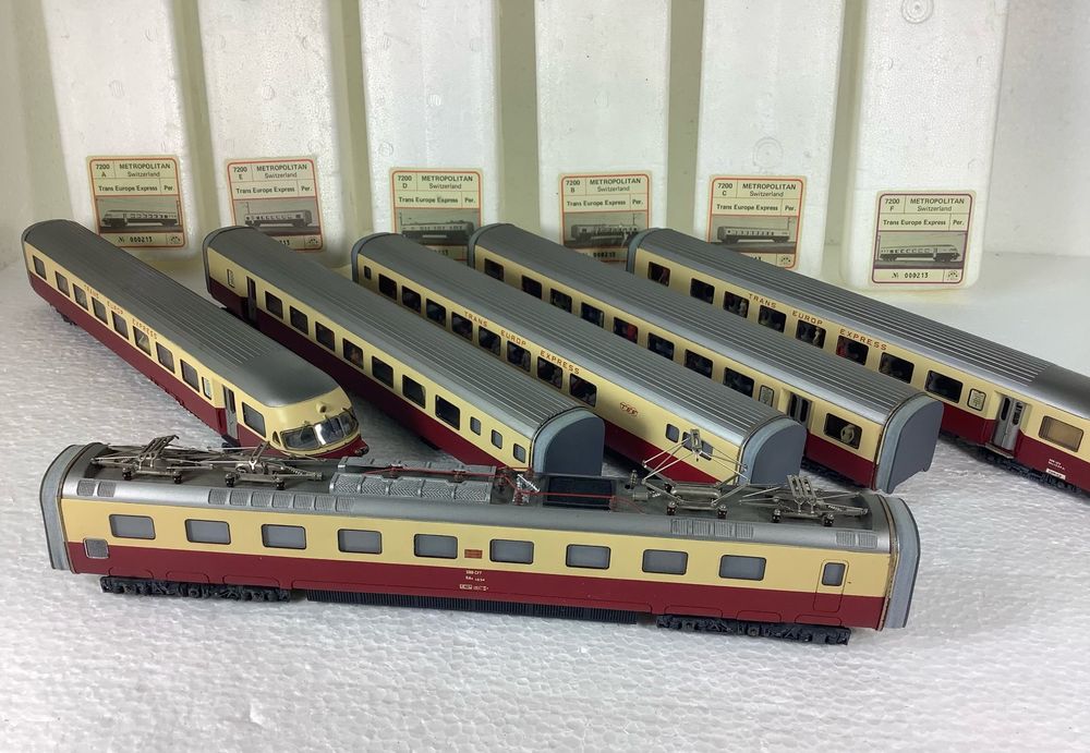 Metropolitan SBB RAe TEE, 6- teilig, H0, DC, Analog, OVP. (Gebraucht ...