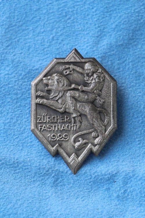 Zürcher Fasnacht - Abzeichen / Plakette 1929 | Kaufen auf Ricardo