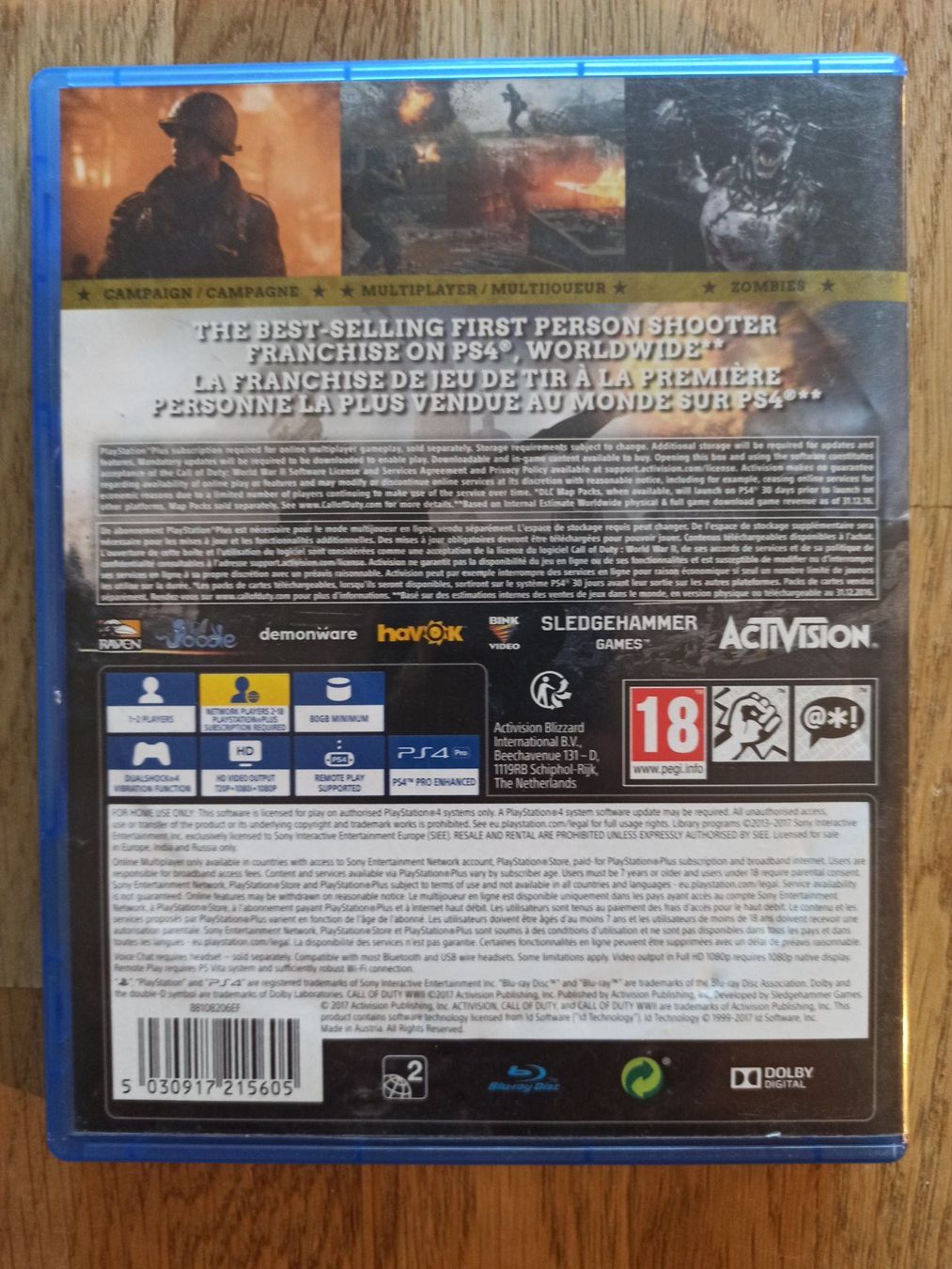 Call of Duty WWII - Call of Duty WW2 PS4 / PS5 (Gebraucht) in ...