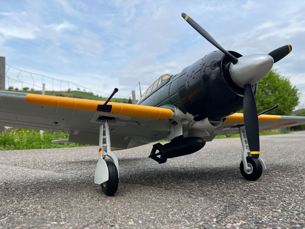 RC Modellflugzeug: RC Warbird A6M Zero | Kaufen auf Ricardo