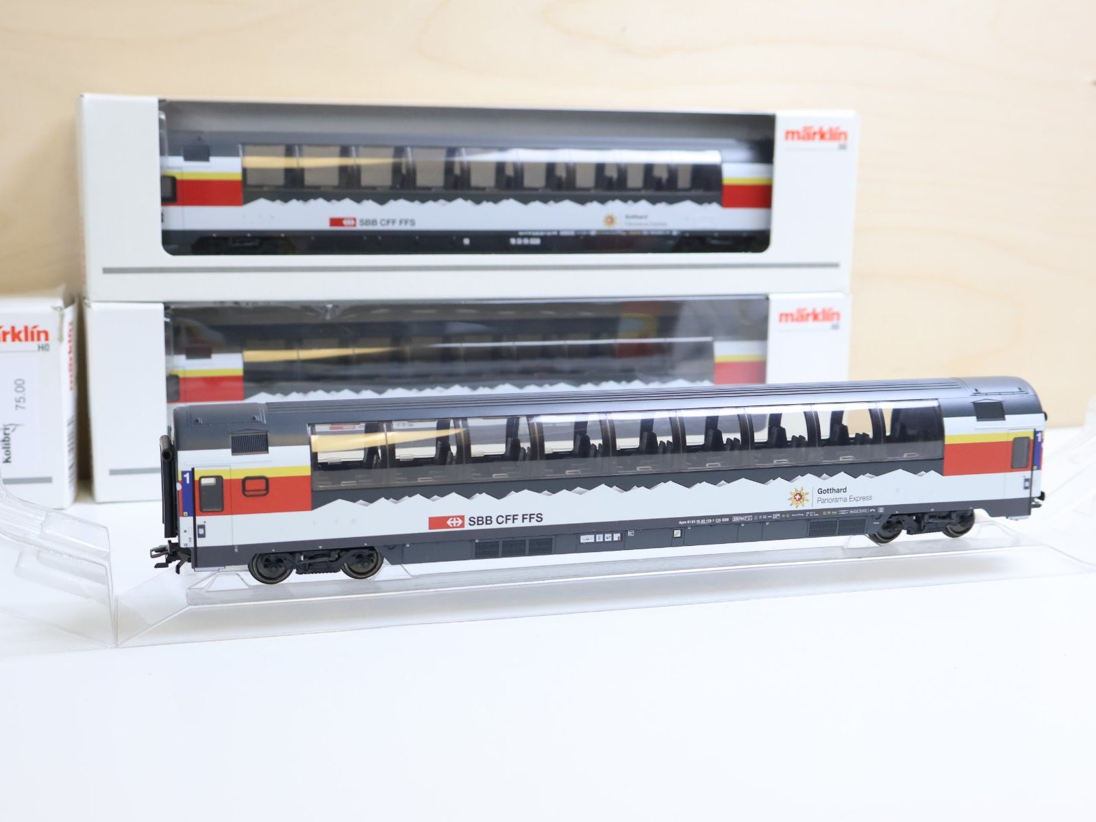 Märklin Gotthard Panorama Express Wagen Set 43650 (Gebraucht) in ...