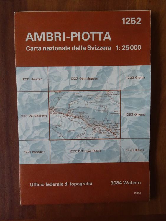 Wanderkarte Ambri - Piotta (Gebraucht) in männedorf für CHF 1.8 – nur ...