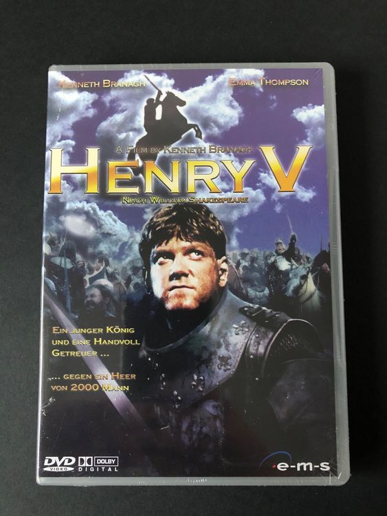 Henry V / Henry 5 (1989) - DVD NEU & OVP (Neu und originalverpackt) in ...