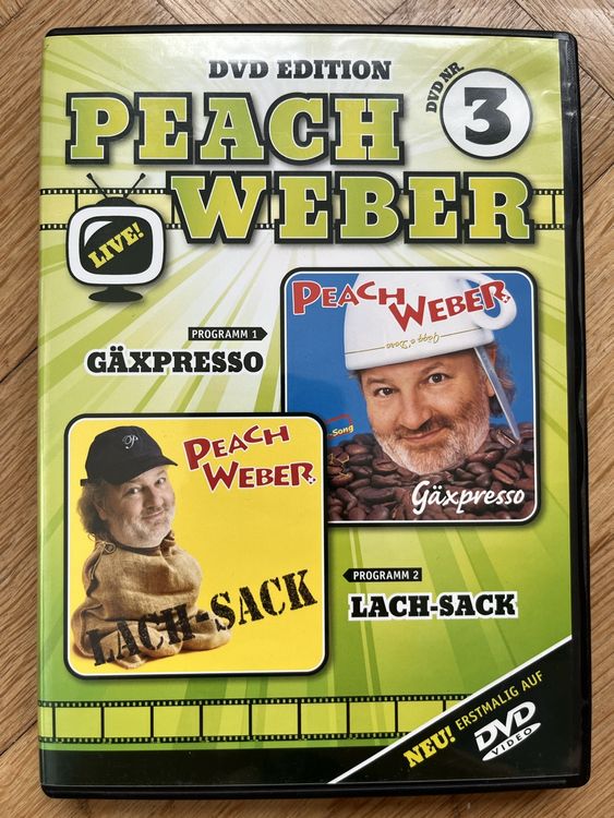Comedy DVD Peach Weber - Gäxpresse & Lachsack (Gebraucht) in Luzern für ...