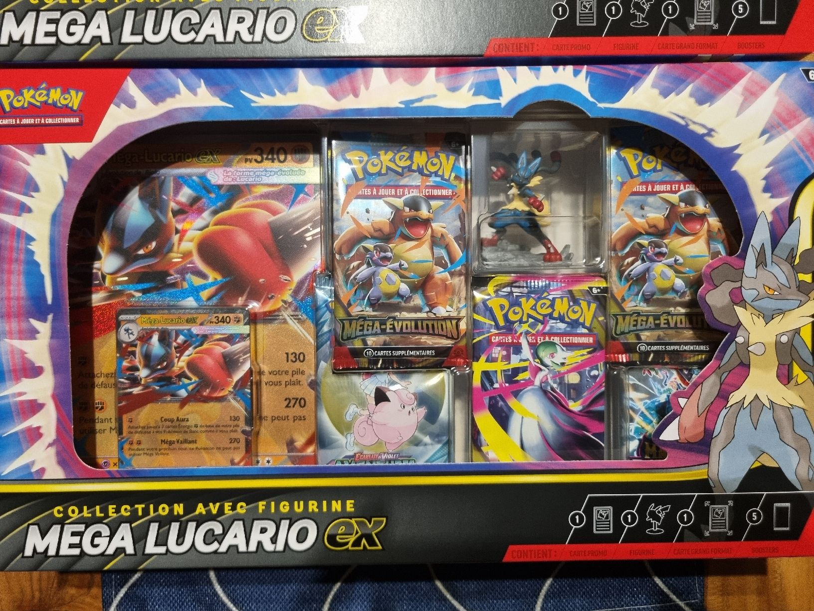 Mega Lucario Collection avec Figurine Pokemon 3 Boxen FR (Neu und originalverpackt) in Goldau ...