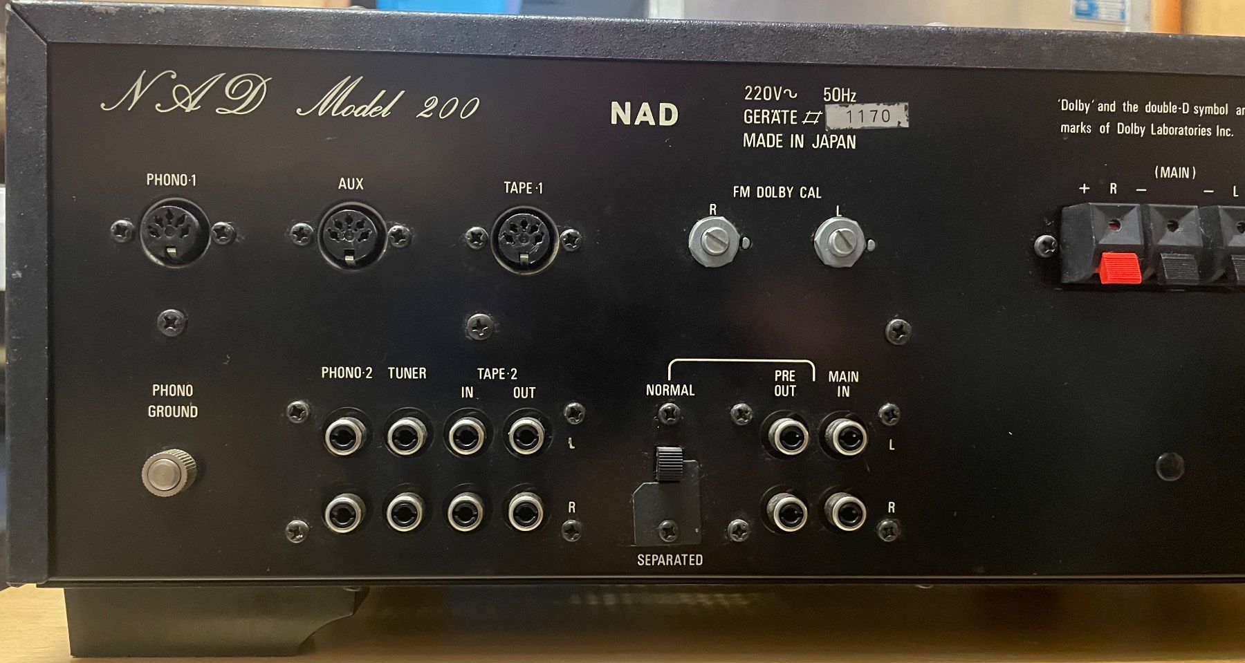 NAD Model 200 Stereo Amplifier - Vintage (Defekt) in Rupperswil für CHF ...