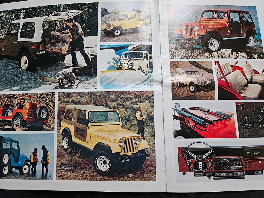 Jeep CJ 5 CJ 6 CJ 7 Cherokee Wagoneer J 10 J 20 Prospekt xb (Gebraucht ...