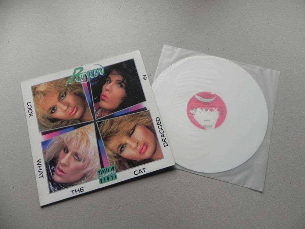 LP USA Glam Hardrock Heavy Band Poison 1986 in weissem Vinyl | Kaufen ...