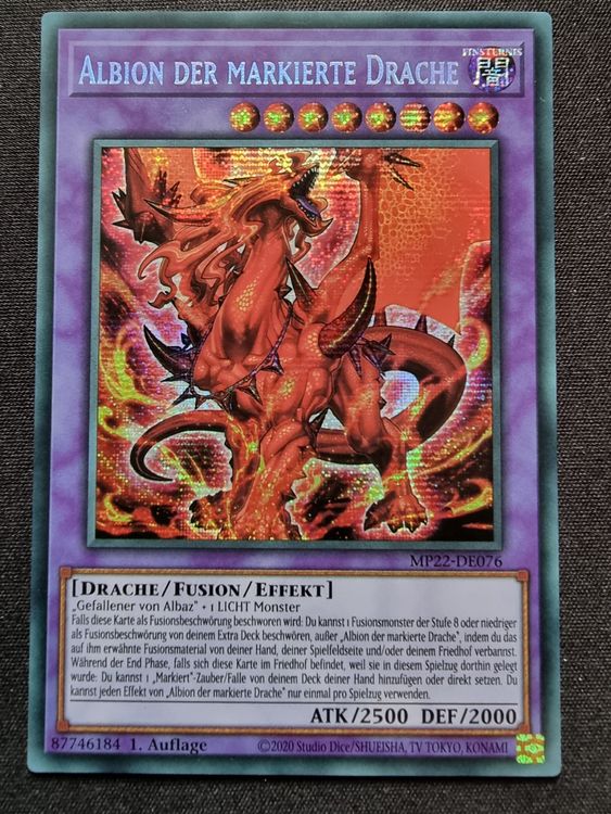 Albion der markierte Drache (Prismatic Secret Rare) (Neu (gemäss ...