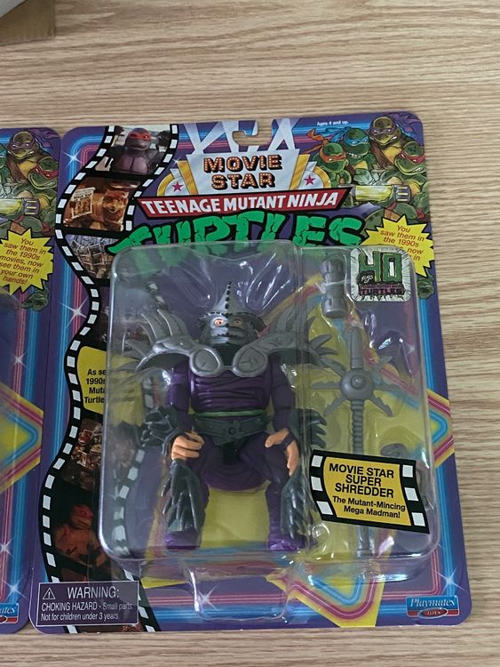 Playmates TMNT Retro Classics Movie Star 4-Pack (Neu und ...