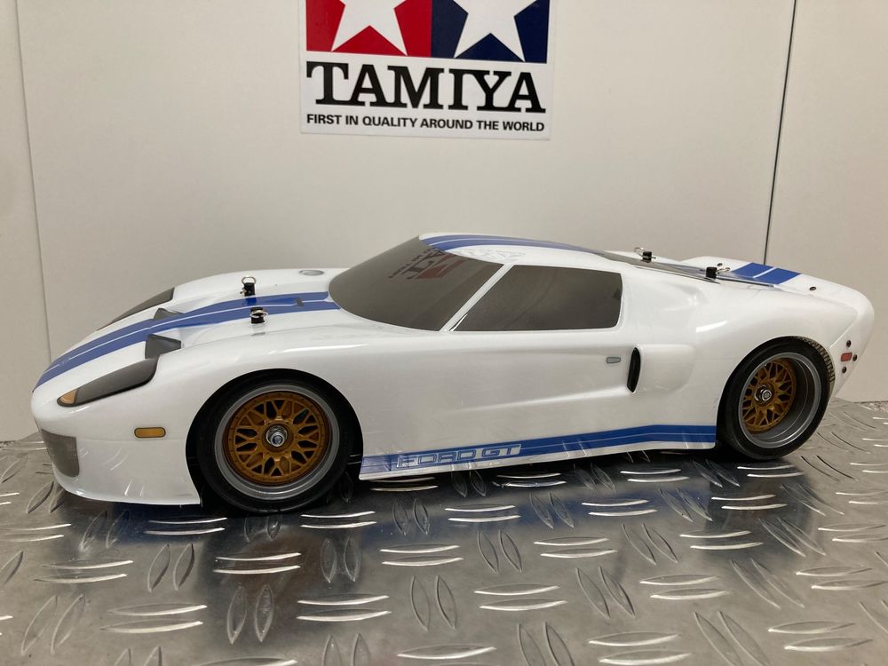 Tamiya TT-02D Ford GT40 Series (weiss) mit Top Tuning NEU! (Neu (gemäss ...